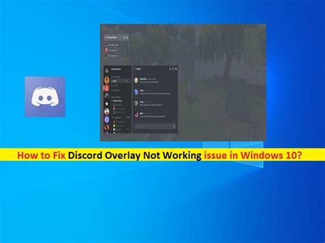 How To Fix Discord Overlay Not Working Issue In Windows 10 PC Transformation