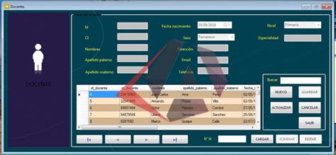 Sistema Escolar Desarrollado En Visual Basicnet Y Sql Server