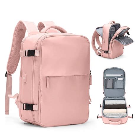 Mochila De Viaje Para Carry On Rosa — Buho Store