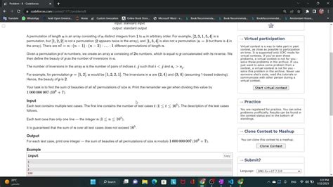 Codeforces Round 845 Div 2 And Byterace 2023 B Emordnilap Arabic Youtube