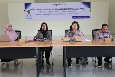 Sosialisasi Perda Nomor 2 Tahun 2023 Tentang Pengurusutamaan Gender