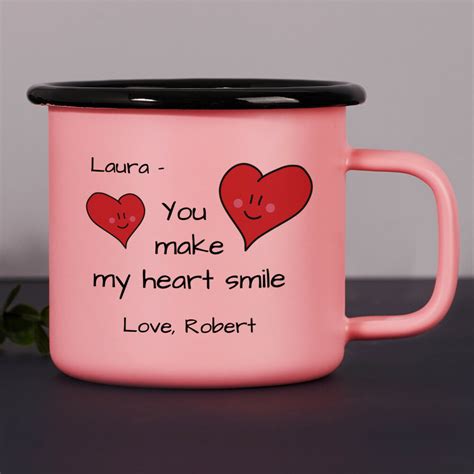 You Make My Heart Smile Kubek Emaliowany Mytdna Pl