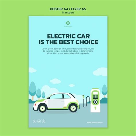 Premium Psd Transport Template Design