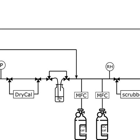Experimental Setup Mfc Mass Flow Controller Rh Relative Humidity Download Scientific