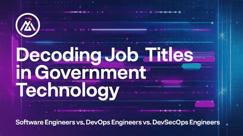 Decoding Job Titles Software Engineers Vs Devops Engineers Vs