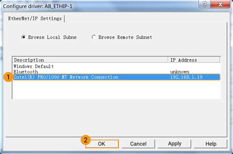 Communication Configuration And Example Program Usage