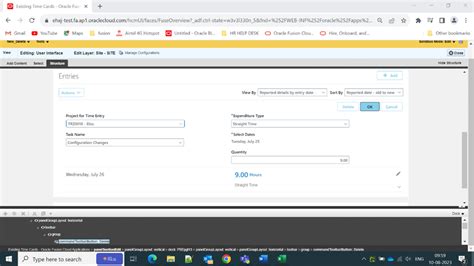 Absence Entry In Timecard Read Only Restriction — Cloud Customer Connect