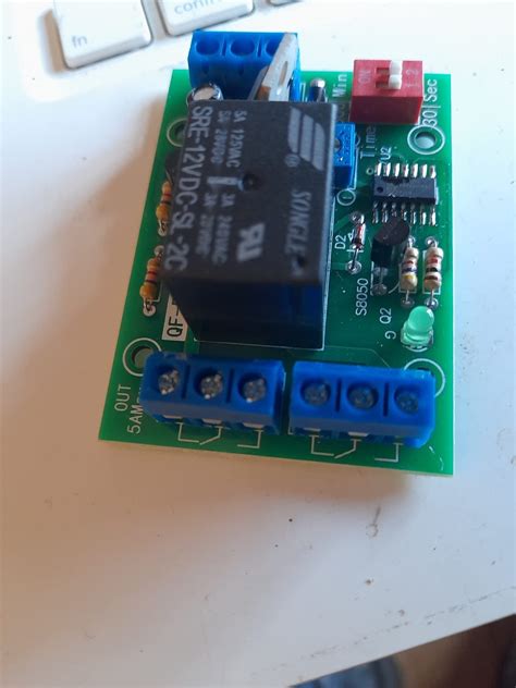 Garosa Delay Off Relay Module V V DC Time Relay Module Double Pole Double Throw DPDT