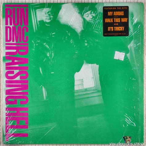 Run Dmc ‎ Raising Hell 1986 Vinyl Lp Album Voluptuous Vinyl Records