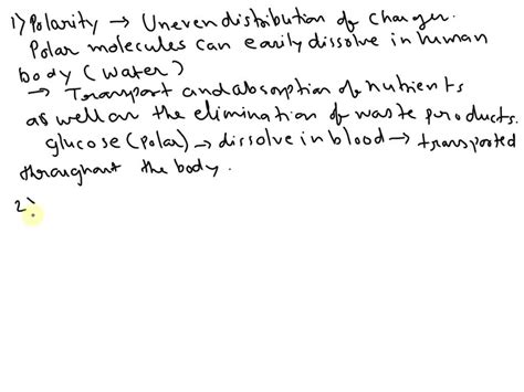 Solved Explain The Implications Of Polarity Solubility And The Use Of Micelles With