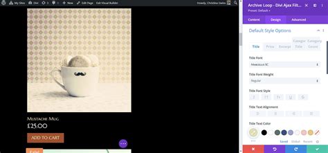 Divi Plugin Highlight Divi Ajax Filter Ask The Egghead Inc
