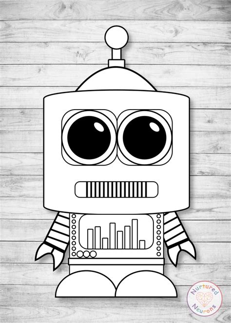 Printable Robot Cut Out Template Printable Robot Cut Out Template