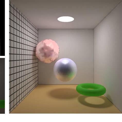 Rendering Results For Our Gpu Based Renderer A The Cpu Based