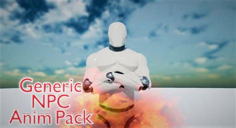 Generic Npc Anim Pack In Animations Ue Marketplace