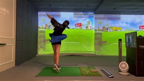 아마추어 에이빈 미녀골퍼의 프로급스윙 백스윙탑포지션 너무 멋집니다 Youtube