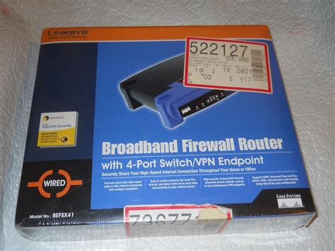 Amazon Com Cisco Linksys BEFSX41 EtherFast Cable DSL Firewall Router 4 Puertos 10 100 Switch