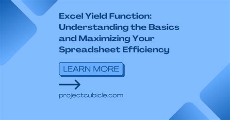 Excel Yield Function Maximizing Your Spreadsheet Efficiency