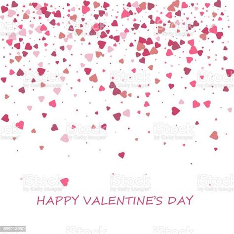 해피 발렌타인 카드입니다 심 혼의 색종이와 낭만적인 구성입니다 흰색 바탕에 하트와 아름 다운 배경입니다 벡터 일러스트 레이 션 2월에 대한 스톡 벡터 아트 및 기타 이미지