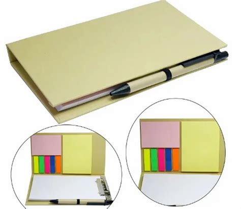 Standard Multicolor Stationary Set With Memo Pads Note Book With Sticky Notes 2023 At Rs 100
