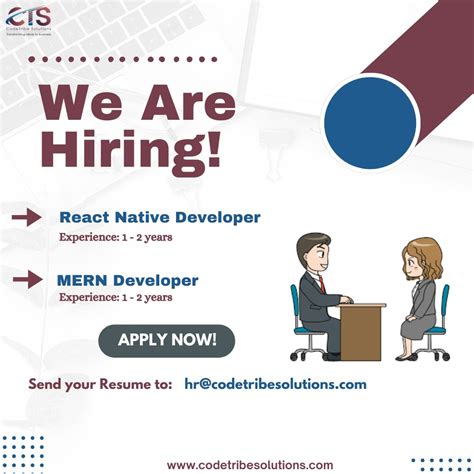 Deepika Cts On Linkedin Reactnativedeveloper Immediatejoiners Mernstackdeveloper