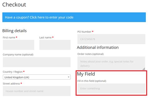 Show Custom Billing Checkout Fields By Product Id Arrow Design
