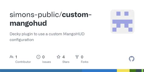 GitHub Simons Public Custom Mangohud Decky Plugin To Use A Custom MangoHUD Configuration