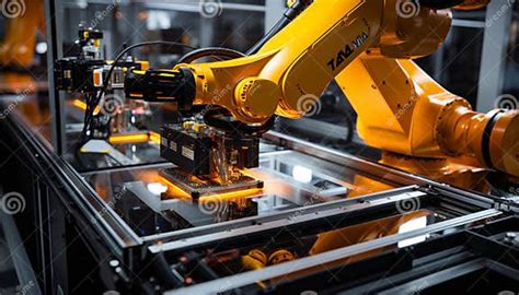 Futuristic Efficient Smart Automation Robot Revolution Production Replace Human Ai Power
