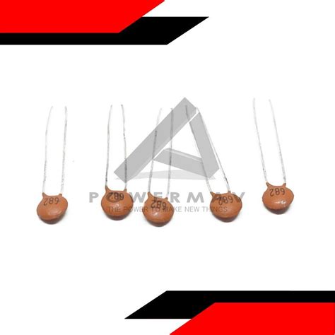5pcs 68nf Ceramic Capacitor 682 Powermav Electronics Store
