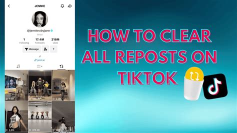 How To Clear All Reposts On TikTok At Once Build My Plays