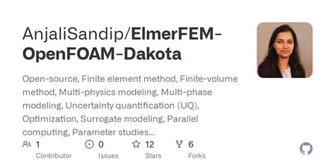 github anjalisandip elmerfem openfoam dakota open source finite element method finite
