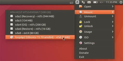 Disk Indicator A System Tray Applet For Managing Devices Ubuntuhandbook
