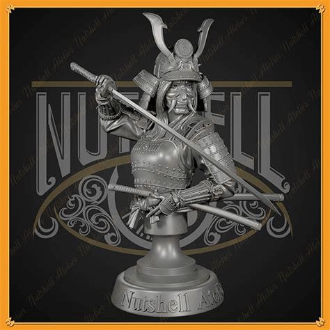 Nutshell Atelier Samurai Bust Nsfw 3d Model 3d Printable Cgtrader