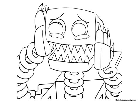 Boxy Boo Color Sheet Coloring Page Free Printable Coloring Pages
