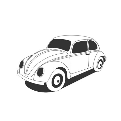 Vw Beetle Classic Free Svg