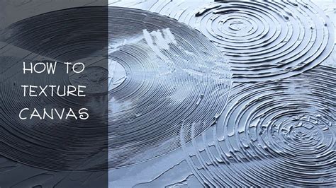 How To Texture Canvas With A Comb And Modeling Paste Canvas Texture Textured Canvas Art