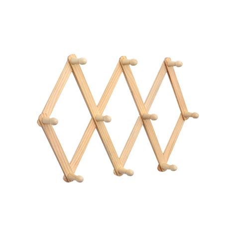 Wutyu Quality Retractable Clothes Hanger Storage Rack Accordion Wall