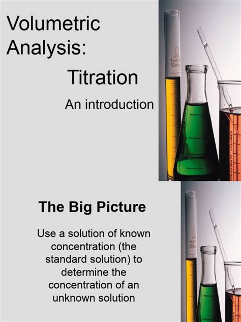 Volumetric Analysis Pdf Titration Chemistry