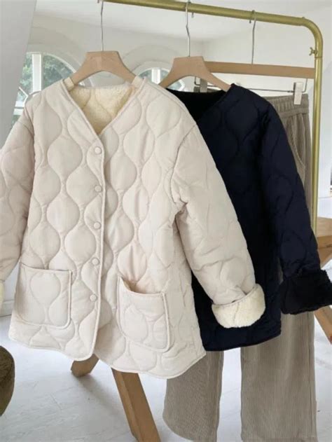 [양털안감 퀄팅] 양털 누빔 점퍼 기모 경량 패딩