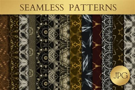 Seamless Pattern Background Set