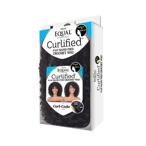 freetress equal curlified 5x5 hand tied crochet wig curl code