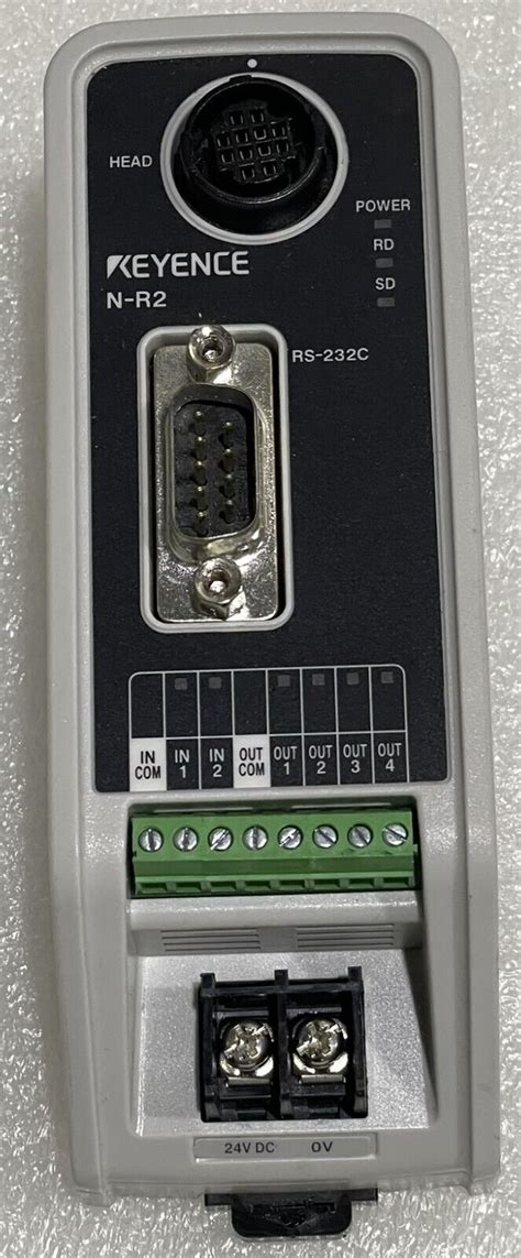 Keyence Sr 710 Barcode Reader N R2 Communication Module Novus Ferro