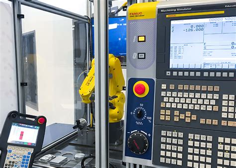 Machine Tending Educational Cell With Cnc Simulator Mtec Sim