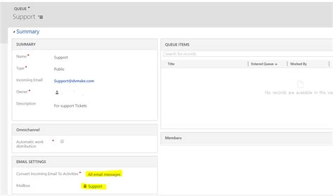 Create And Configure Shared Mailbox In Microsoft Dynamics 365 No
