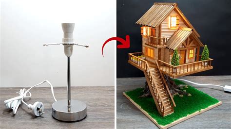 Diy Tree House Miniature Tree House Youtube