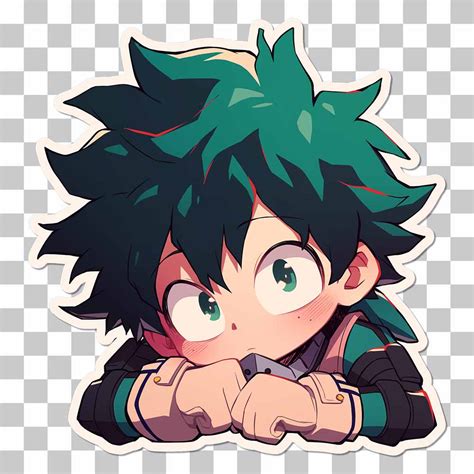 Free Chibi Deku Sticker Png My Hero Academia Clipart Wallpapers Clan