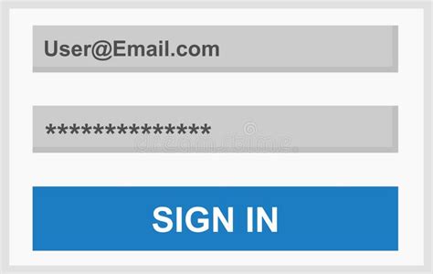 login user password stock vector illustration of technology 325580489