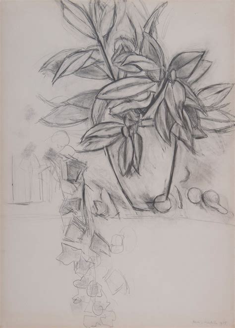 Charcoal And Stump On Paper 1915 Courtesy Bailly Gallery Cubist