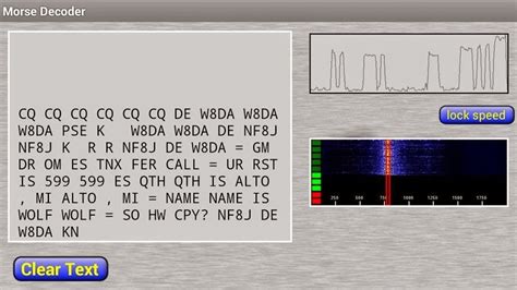 Sv4ffl Morse Decoder For Android Smartphones And Tablets
