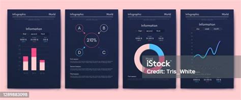 비즈니스 브로셔를 위한 최신 인포그래픽 벡터 요소입니다 웹 사이트 기업 브로셔 광고 및 마케팅에 사용합니다 원형 차트 선 그래프 막대 그래프 및 타임라인입니다 0명에 대한