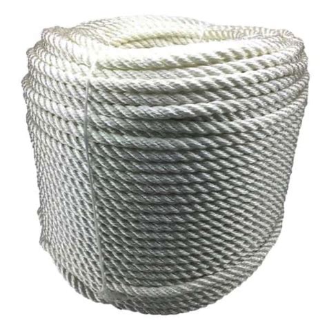 14mm White Nylon Bondage Rope 220 Metre Coil Ropeservices Uk